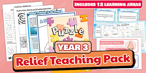 Relief Teaching File Planning Template