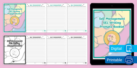 Self-Evaluation Writing Prompts Booklet for 6th-8th Grade