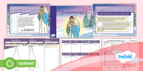RE: The True Meaning of Christmas for Christians Year 5 Planning Overview