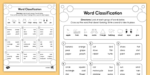 Second Grade Shades of Meaning Vocabulary Worksheet