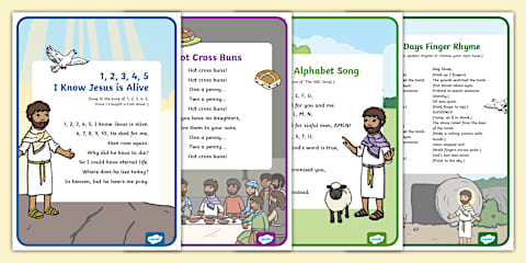 5 Little Easter Eggs Rhyme