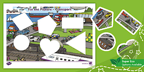 Autumn Fix the Picture Puzzle | Scissor Skills | Fine Motor