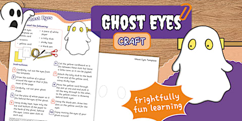 Halloween Magnetic Flying Ghosts Activity