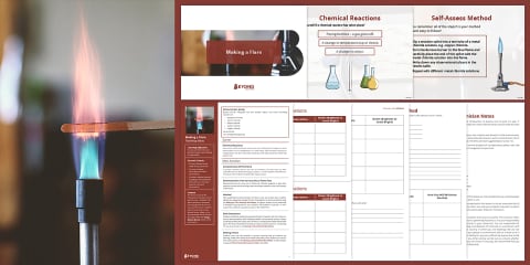 Parts of a Bunsen Burner Labelling Activity