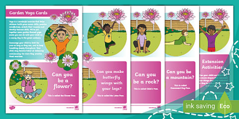 Plants and Growing Yoga Cards