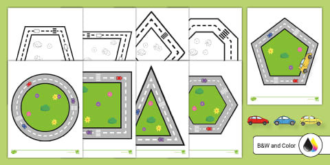 2D Shapes Posters