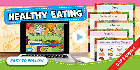 Grade 3 Life Skills Term 2 Healthy Eating Food Groups Colouring Pages ...