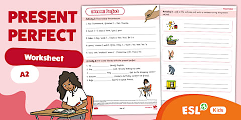Present Perfect Tense Sentence Building Activity | Interactive