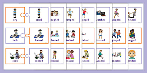 Past Tense Verb Sorting Activity
