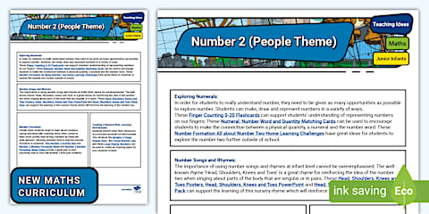 Number 2 (People) Teaching Ideas