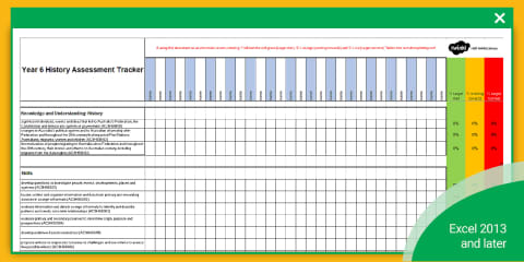 Year 6 HASS Assessment Tracker