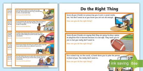 Peer Pressure Choices Worksheet