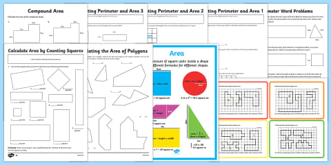 Finding the Perimeter and Area Using Grids Activity Sheet