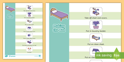 Making the Bed Sequencing Cards