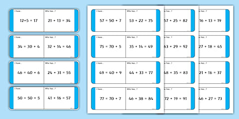 Banana Split Strategy for Addition Game Year 2
