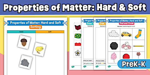 Soft or Hard Hands-on Sorting Activity