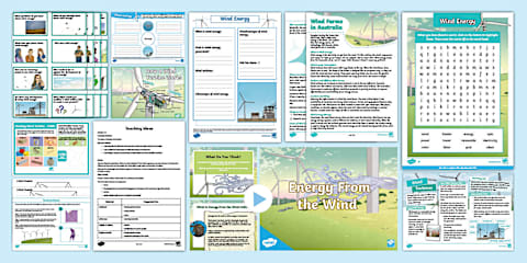 Grade 7 NS - Term 3 - How a Wind Turbine Works - Poster (CAPS Aligned)
