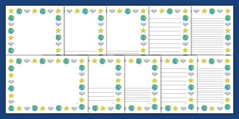 Space Page Borders