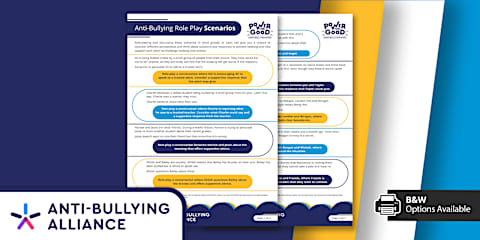 Anti-Bullying Alliance: Scenario Thinking Cards