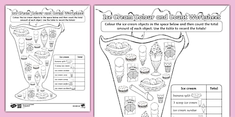 Where's the Ice Cream? I Spy Activity