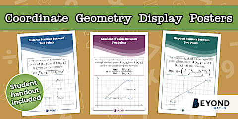 Coordinate Geometry Bingo