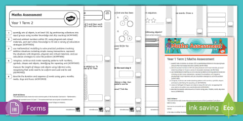 Year 1 Maths Australia Activity Mat