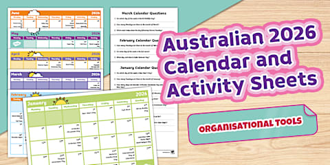 Monthly Events Calendar Early Learning and Childcare 2026