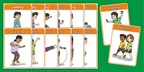 PE Fitness Station Activity Cards