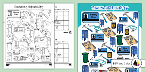Community Helpers Dramatic Play Posters