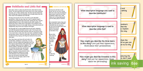 Newspaper Report of Little Red Riding Hood (from the 'Twist the Text ...