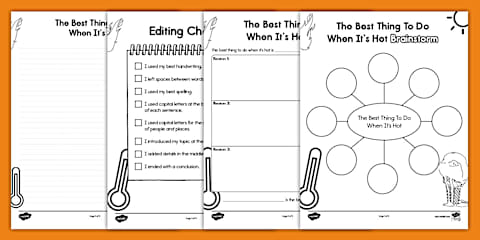 First Grade The Best Food Opinion Writing Prompt Worksheet