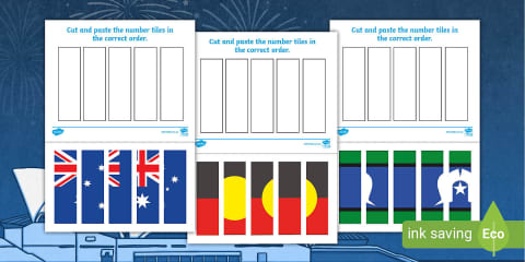 Australia Day Size Matching Worksheet - Maths Resources