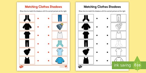 Weather and Clothes Cut and Paste Sort Worksheet