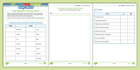 Gr 9: Map Skills Crossword Puzzle