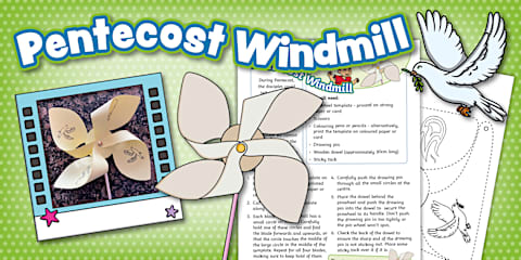 Pinwheel Activity Template and Instructions