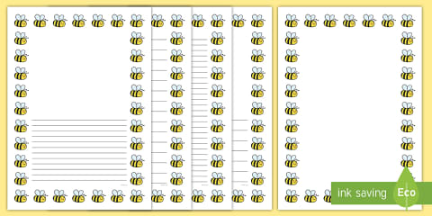 Bee Page Borders
