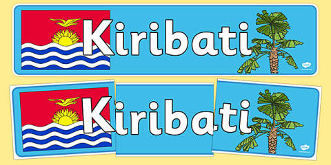 Kiribati Greetings Poster