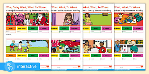 Interactive PDF: Who, What Doing, What, Where - Colourful Semantics Cut ...