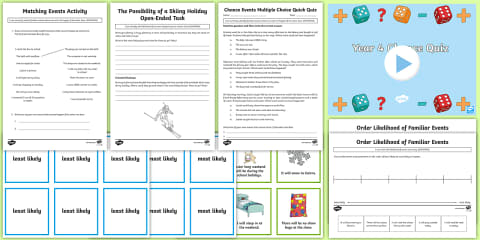 Year 3 Chance Resource Pack - Australian Curriculum Statistics and ...