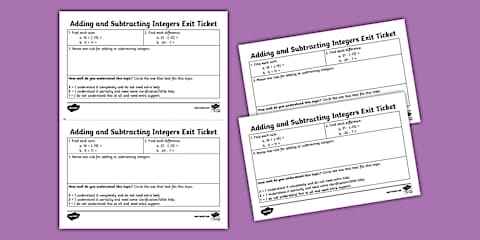 Seventh Grade Order of Operations With Integers Error Analysis Worksheet