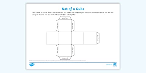 3D Triangular Prism Net - Maths Resource - Twinkl