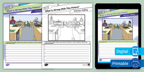 Online Safety Worksheet for 3rd-5th Grade