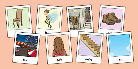 'air' Sound Family Word Sorting Activity Pack