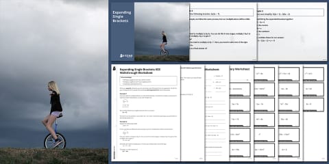 Algebra: Expanding Brackets Differentiated Activity Sheet