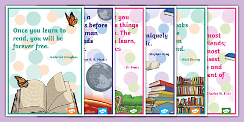 English Literary Quotes Display Poster Pack