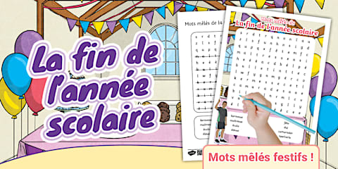 Coloriage : La fin de l'année scolaire