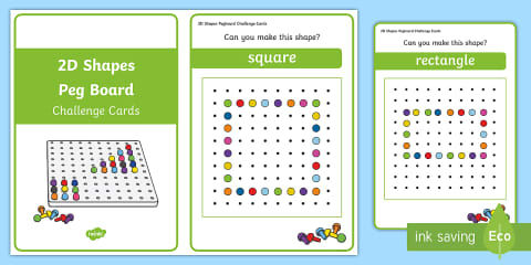Pegboard Pattern Cards