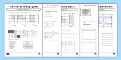 Measurement: Area – Counting Squares (Ages 8 - 9)