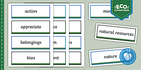 Year 5 Global Citizenship: Key Vocabulary Cards