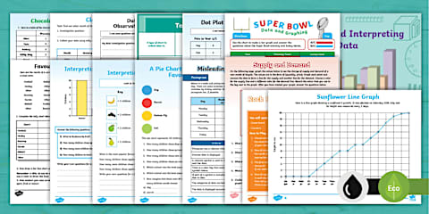 Grade 4 Represent and Interpret Data in Various Graphs Activity Pack